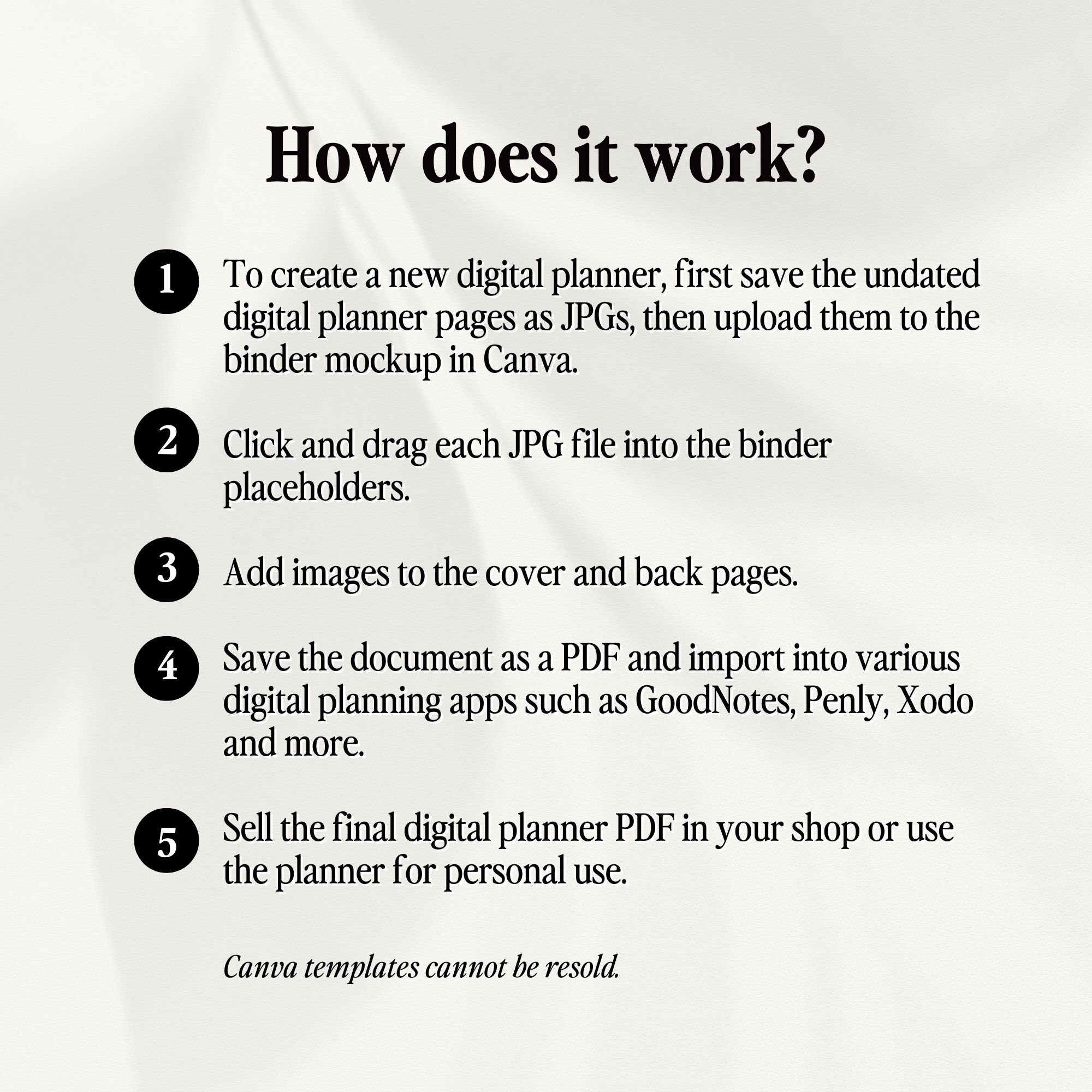 Canva Digital Planner Binder Template, Digital Planner Commercial Use ...