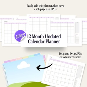 Canva Frame PLR Planner Binder Template, Digital Planner Commercial Use ...