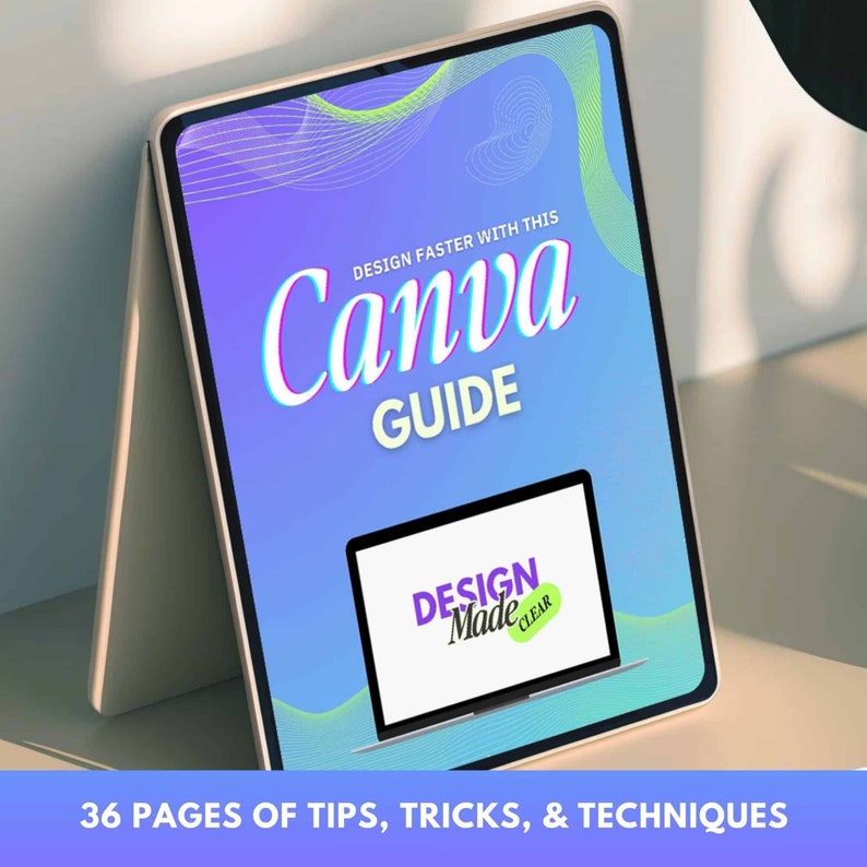 Canva Guide, Canva Guide for Beginners, Canva Toolbar Guide, How to Use Canva, Instant Download ...