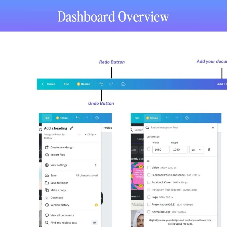 Canva Guide, Canva Guide for Beginners, Canva Toolbar Guide, How to Use ...