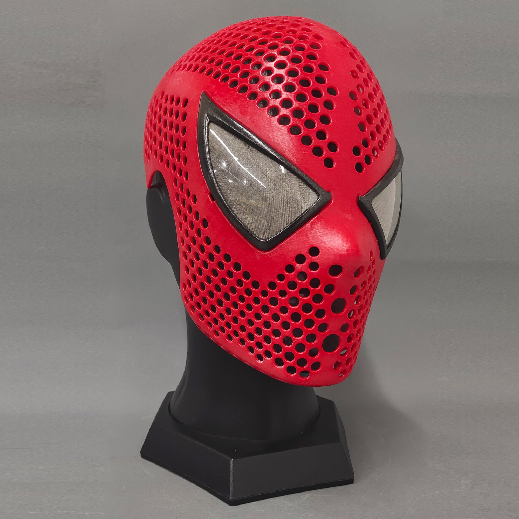 Spider Man Face Shell, Spider Man Red Toby Face Shell, Face ...