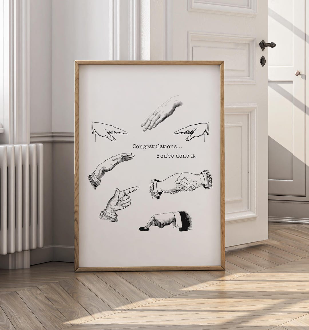 Congratulations Wall Art, Congratulations Printable Card, Motivational ...