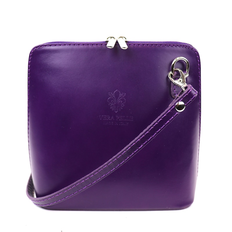 Leather Handbags Purple - Etsy UK