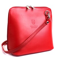 Red Leather Bag - Etsy