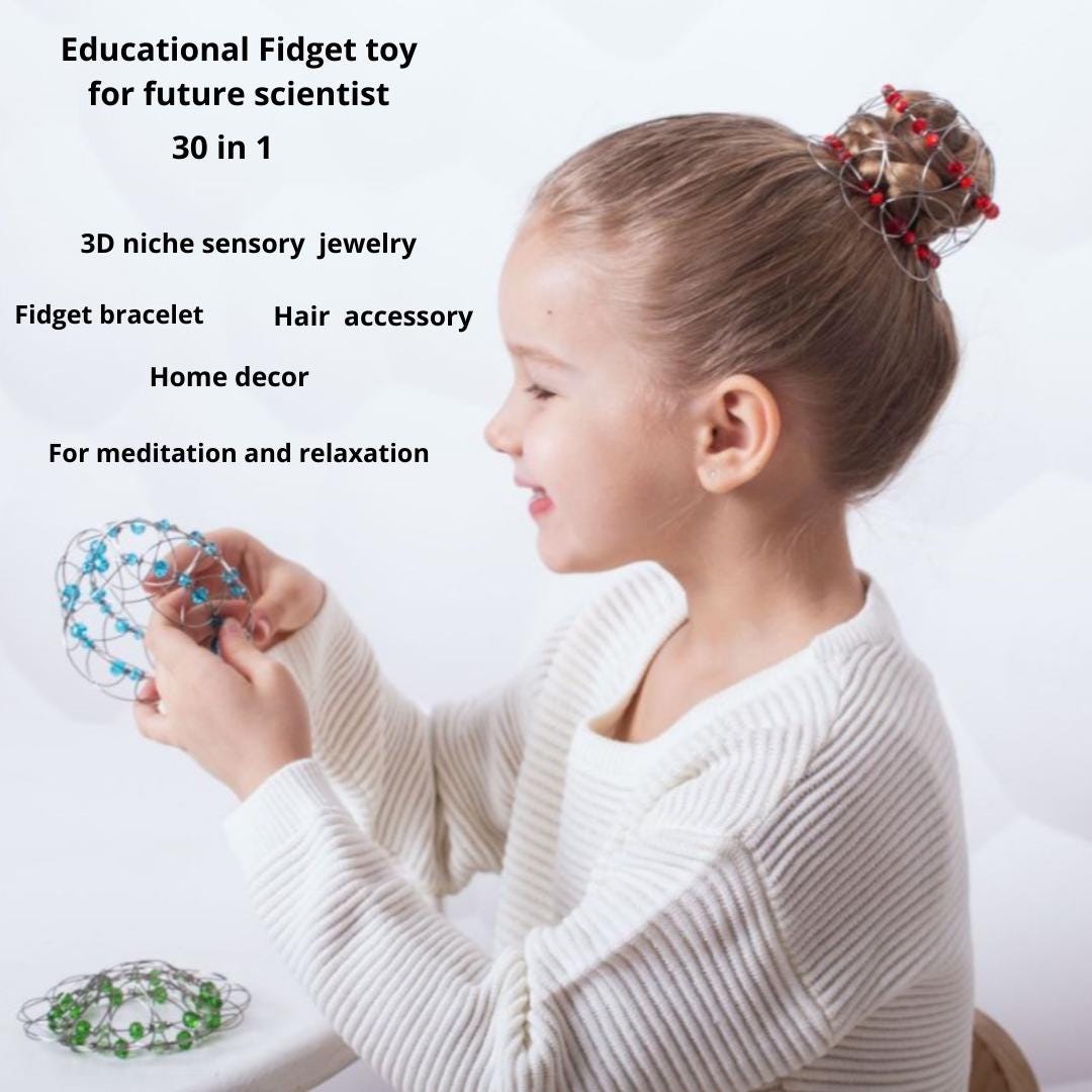 Sensory Fidget Toys for Kids/articulated Wire Mandalas "lotus Flower ...