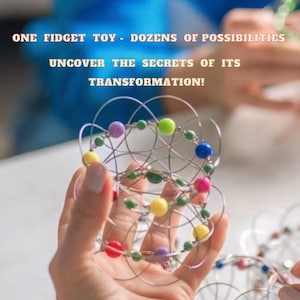 Pocket Wire Fidget Mandala/nostalgic 3D Stress-relief Toy/jewelry/desk ...