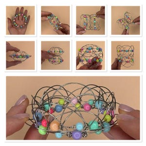 Pocket Wire Fidget Mandala/nostalgic 3D Stress-relief Toy/jewelry/desk ...