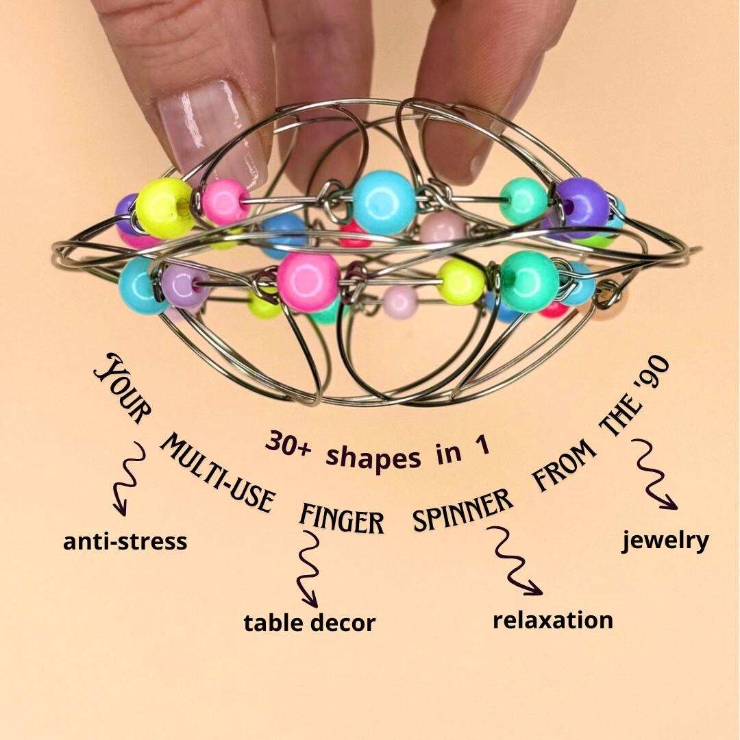 90s-inspired Pocket Spinning Top/portable EDC Toy/stress Relief Tool ...