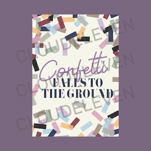 Long Live Confetti Taylor Swift Digital Download Poster - Etsy UK