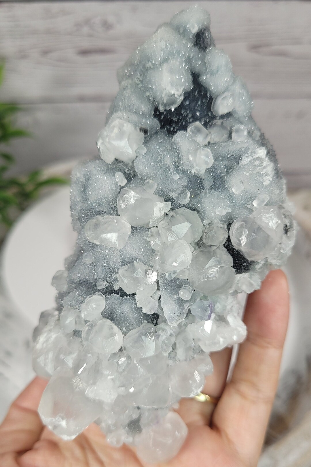 UV Reactive Calcite With Green Flourite on Sphalerite - Etsy