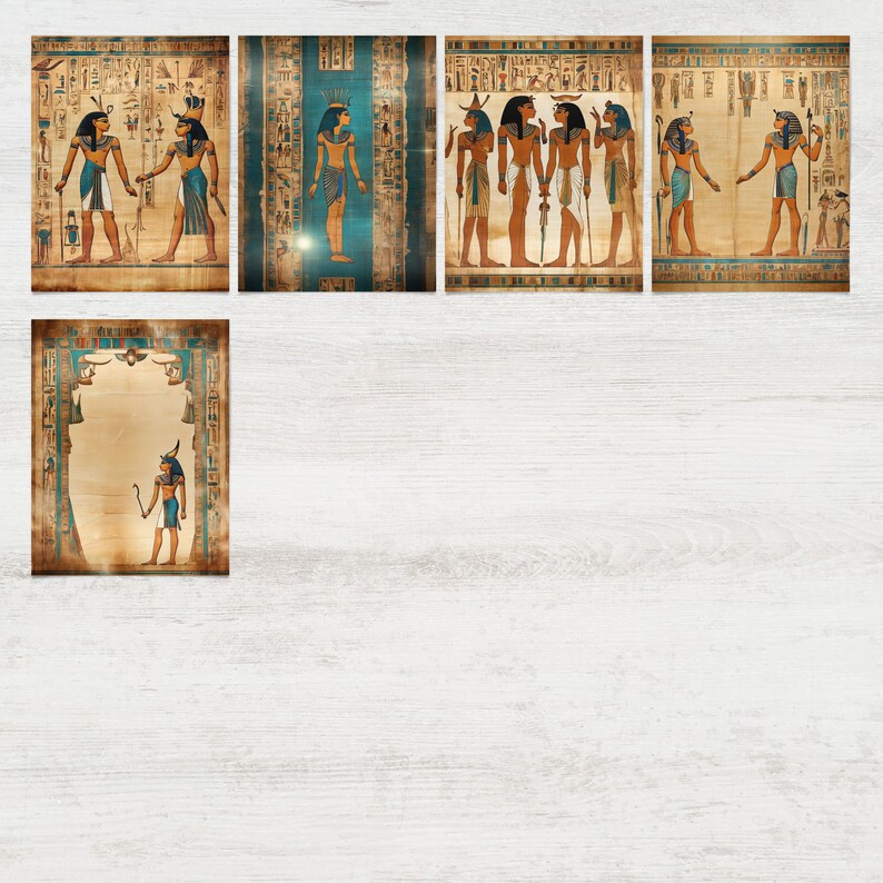 Ancient Egypt Digital Paper Pack, Printable Backgrounds, Scrapbook ...