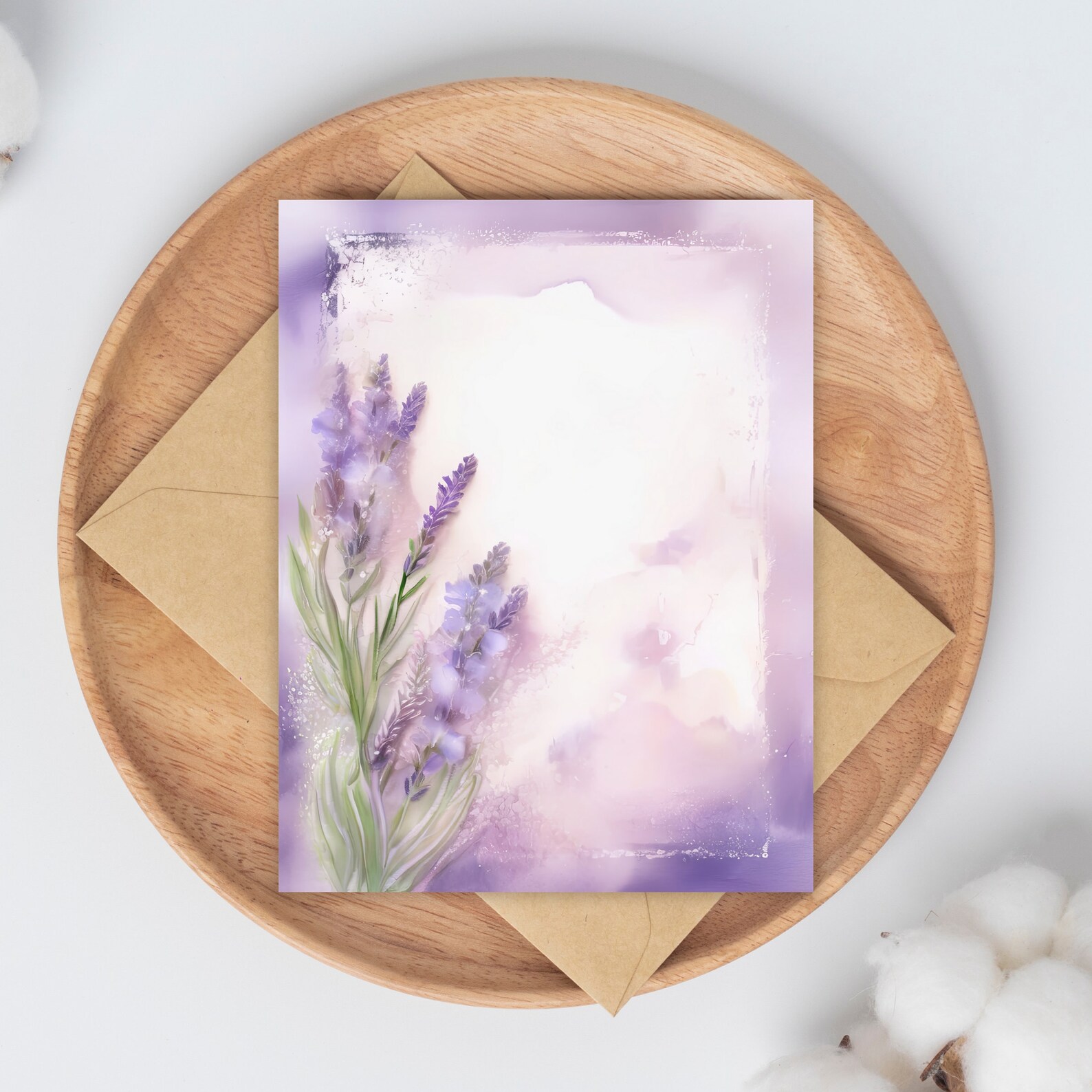 Dreamy Lavender Digital Scrapbook Papers, Aurora Opal Printable Paper ...