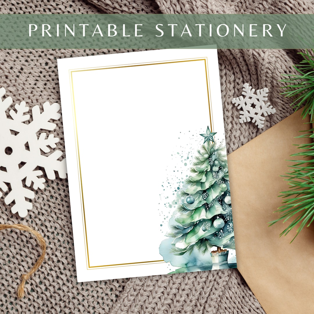 Editable Christmas Tree Invitation Template, Blank Invite Card ...