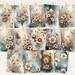 Steampunk Flower Printable Papers Set, Junk Journal Scrapbook Supplies ...