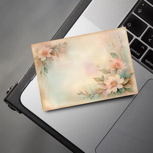 Soft Flower Digital Papers Set, Junk Journal Pages, Crafting Supply ...