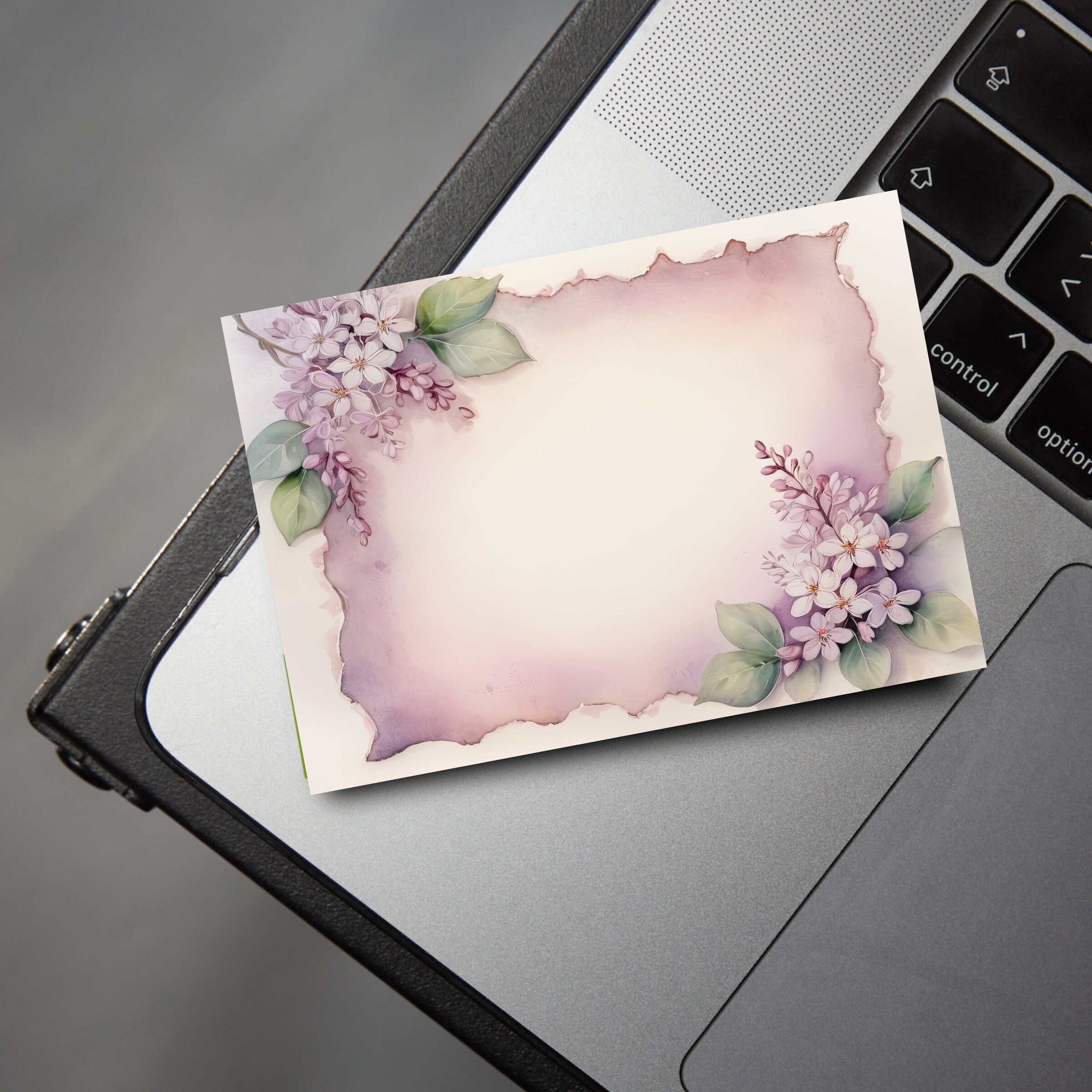 Lilacs Flower Digital Paper Set, Floral Scrapbook Backgrounds ...
