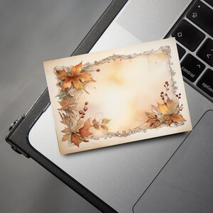 Autumn Junk Journal Pages Set, Printable Papers Pack, Fall Backgrounds ...