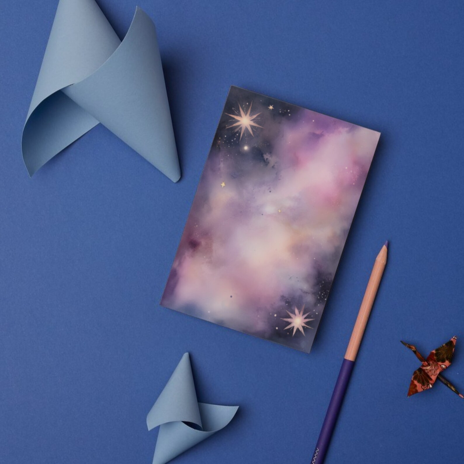 Galaxy Scrapbook Paper: Space Backgrounds, Junk Journal (digital ...