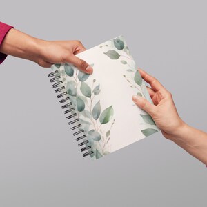 Eucalyptus Digital Paper Pack, Instant Download, Watercolor Botanical ...