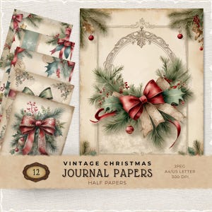 Grandmillenial Digital Paper Set, Shabby Chic Backgrounds, Junk Journal ...