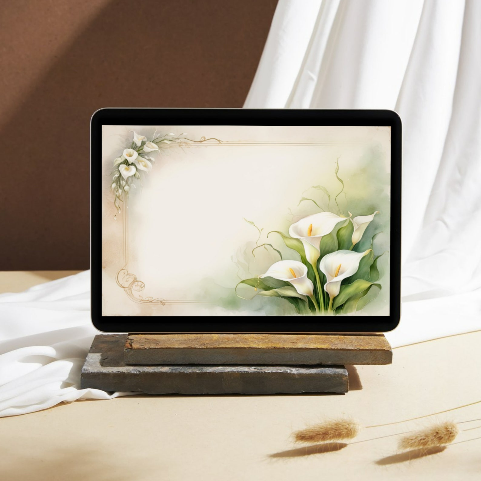 Calla Lily Flower Junk Journal Papers Set, Floral Digital Papers ...