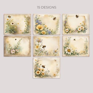 Bumblebee Papers, Digital Download, Scrapbook Essentials, Printable ...