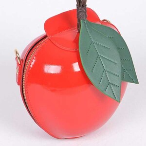 Apple Shaped Purse - Etsy UK