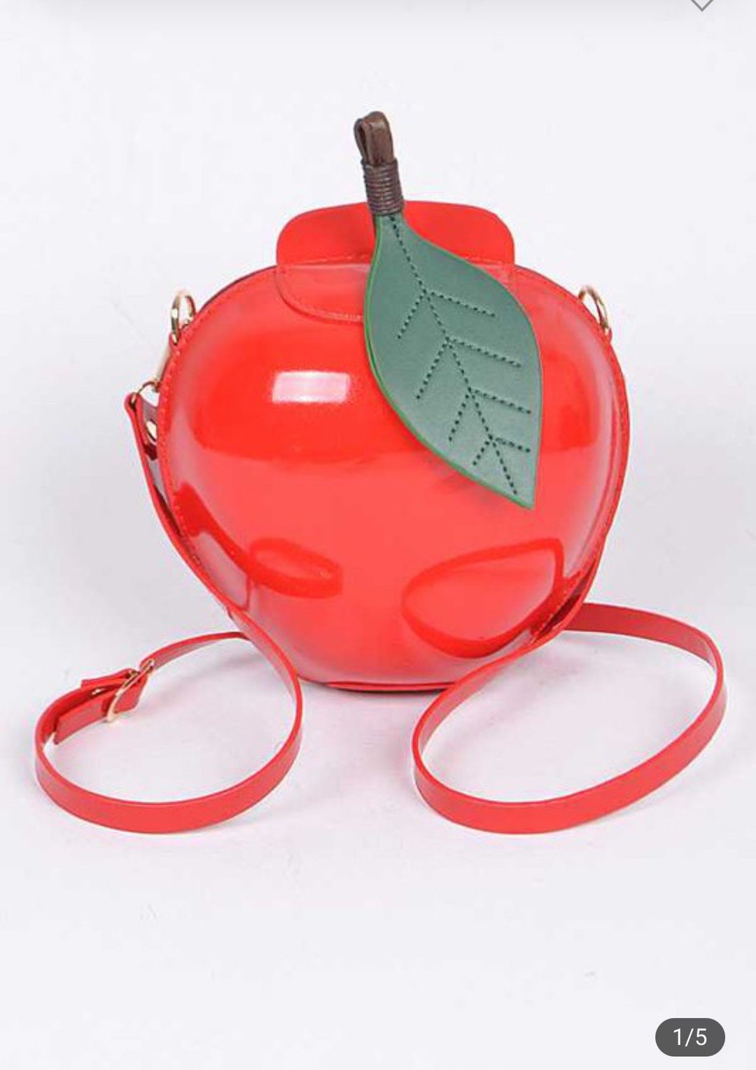 Apple Shaped Purse - Etsy UK