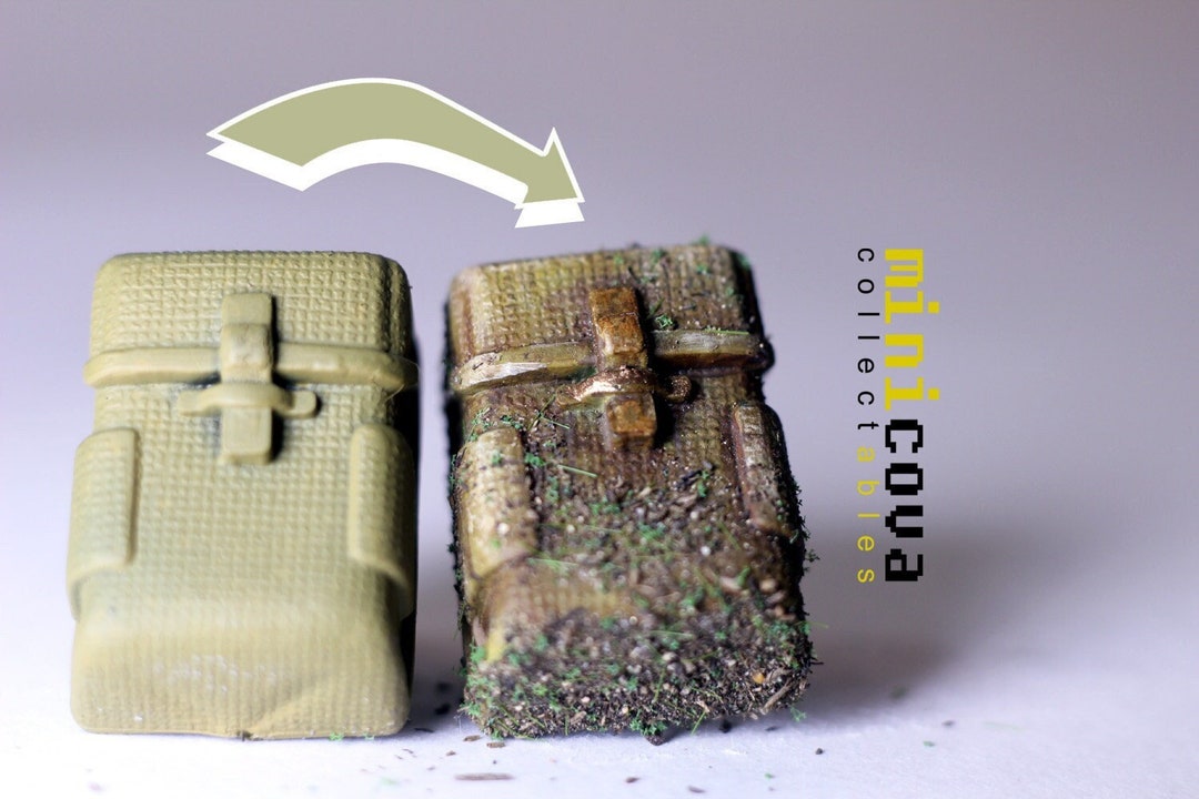 Army Backpack - Diorama Prop - Read Description Before Purchasing. - Etsy