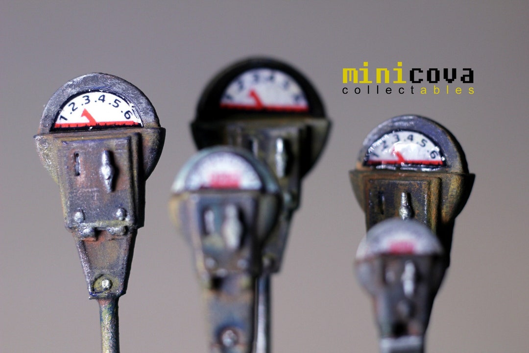 Retro - Street Parking Meter - Prop Miniature - Diorama - Read ...