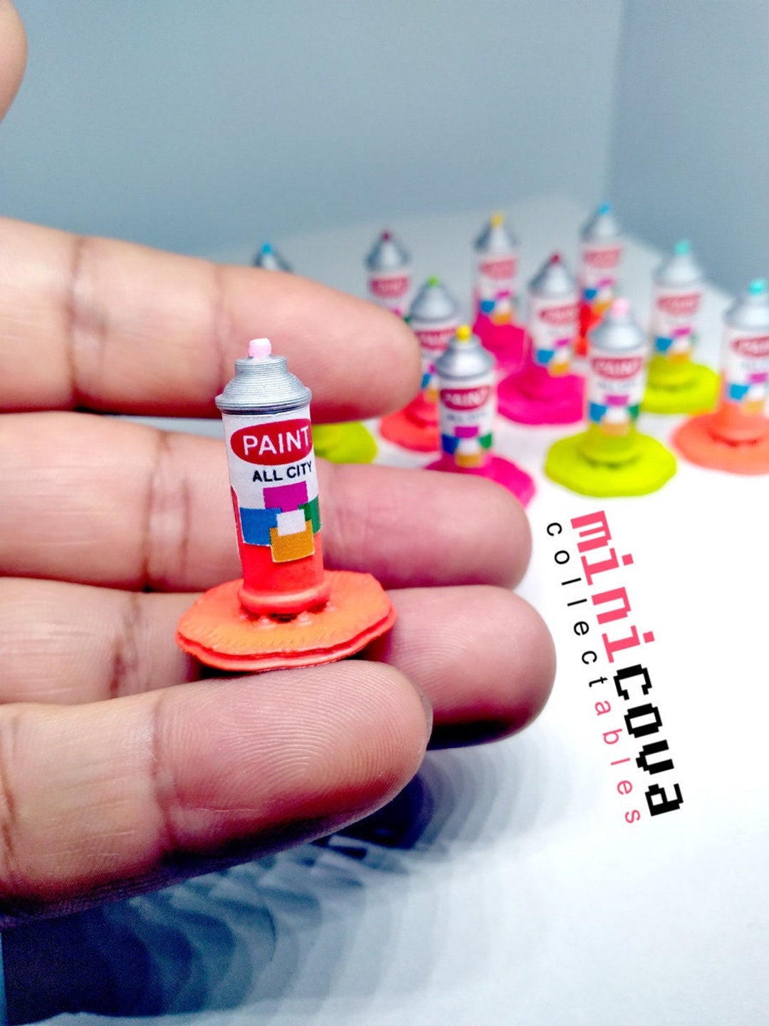 Mini Spraycan Figurine - 3d Print - Read Description Before Purchase - Etsy