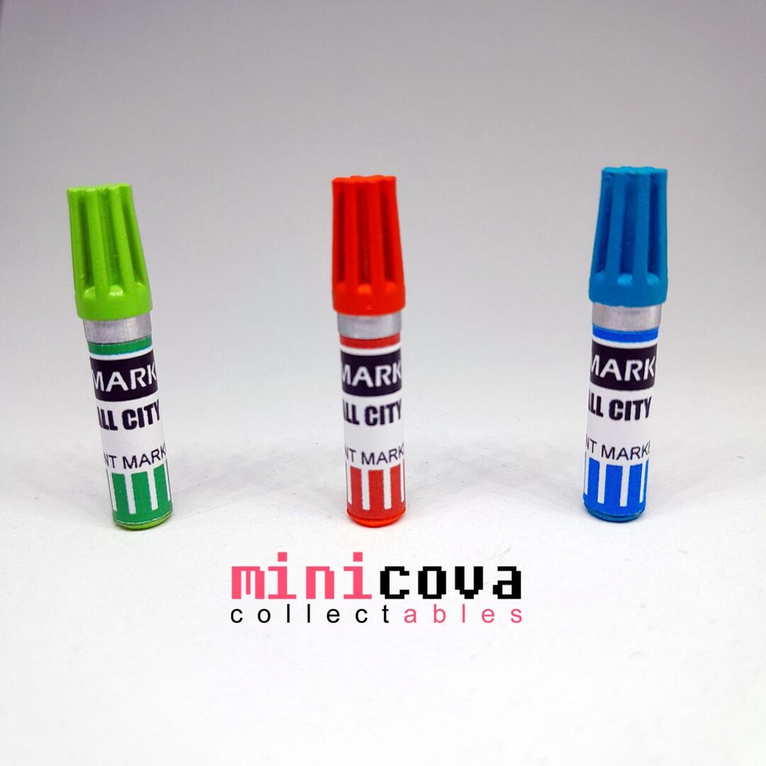 3 Mini Magnet Markers - (1pack) - Collectible - Gift - Props - Read ...