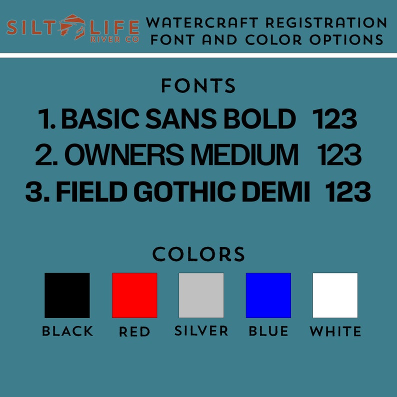 Custom Boat Registration Number Decals: Easy Install Vinyl Stickers - Etsy