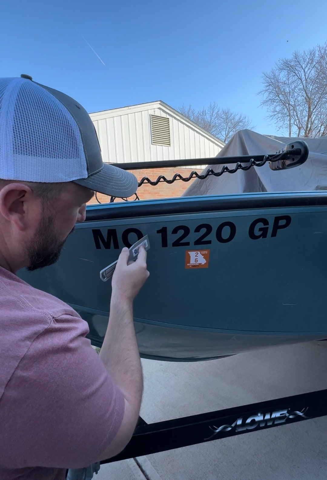 Custom Boat Registration Number Decals: Easy Install Vinyl Stickers - Etsy