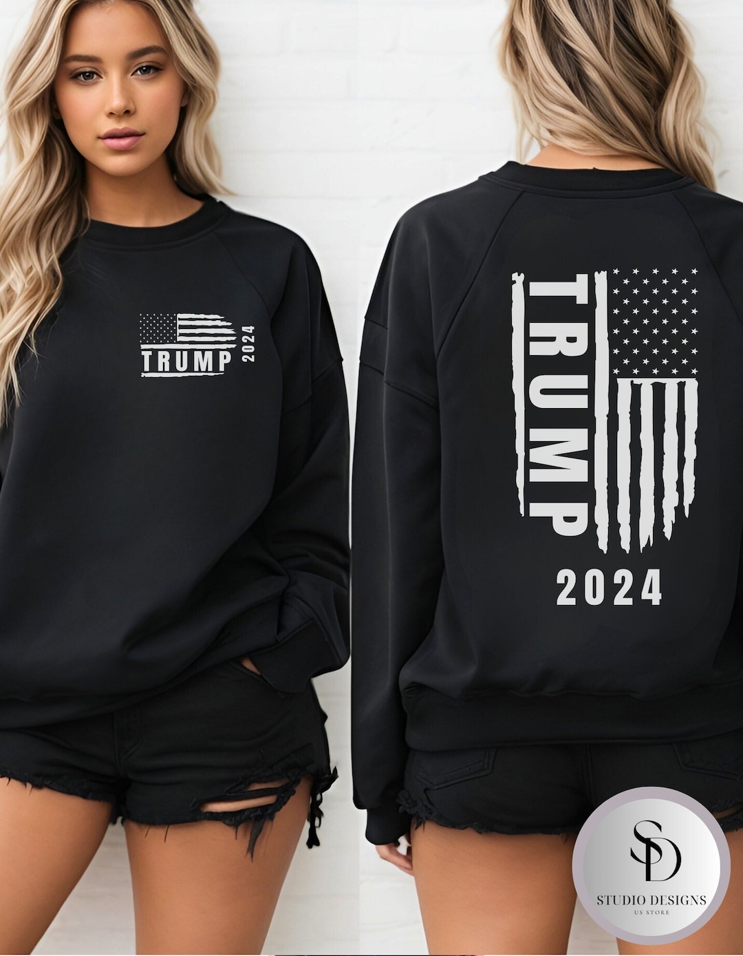 Trump 2024 Campaign Sweatshirt Presidential Election Apparel Unisex ...