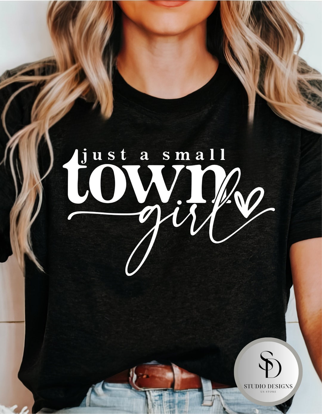 Just a Small Town Girl Shirt Country Living Tshirt Trendy Boho T-shirt ...