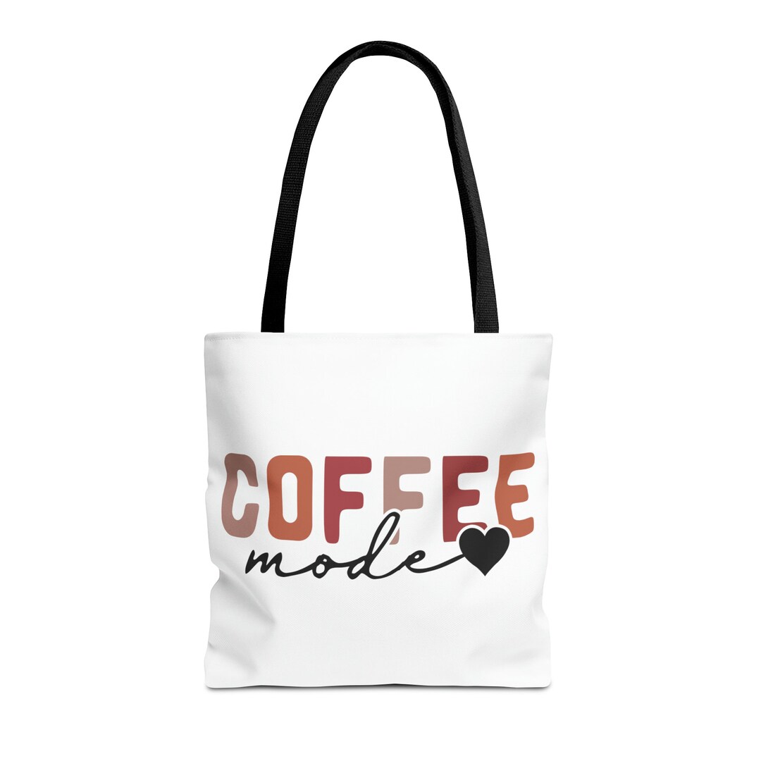 Eco-friendly Canvas Tote Bag, Coffee Mode Bag, Trendy Reusable Bag ...