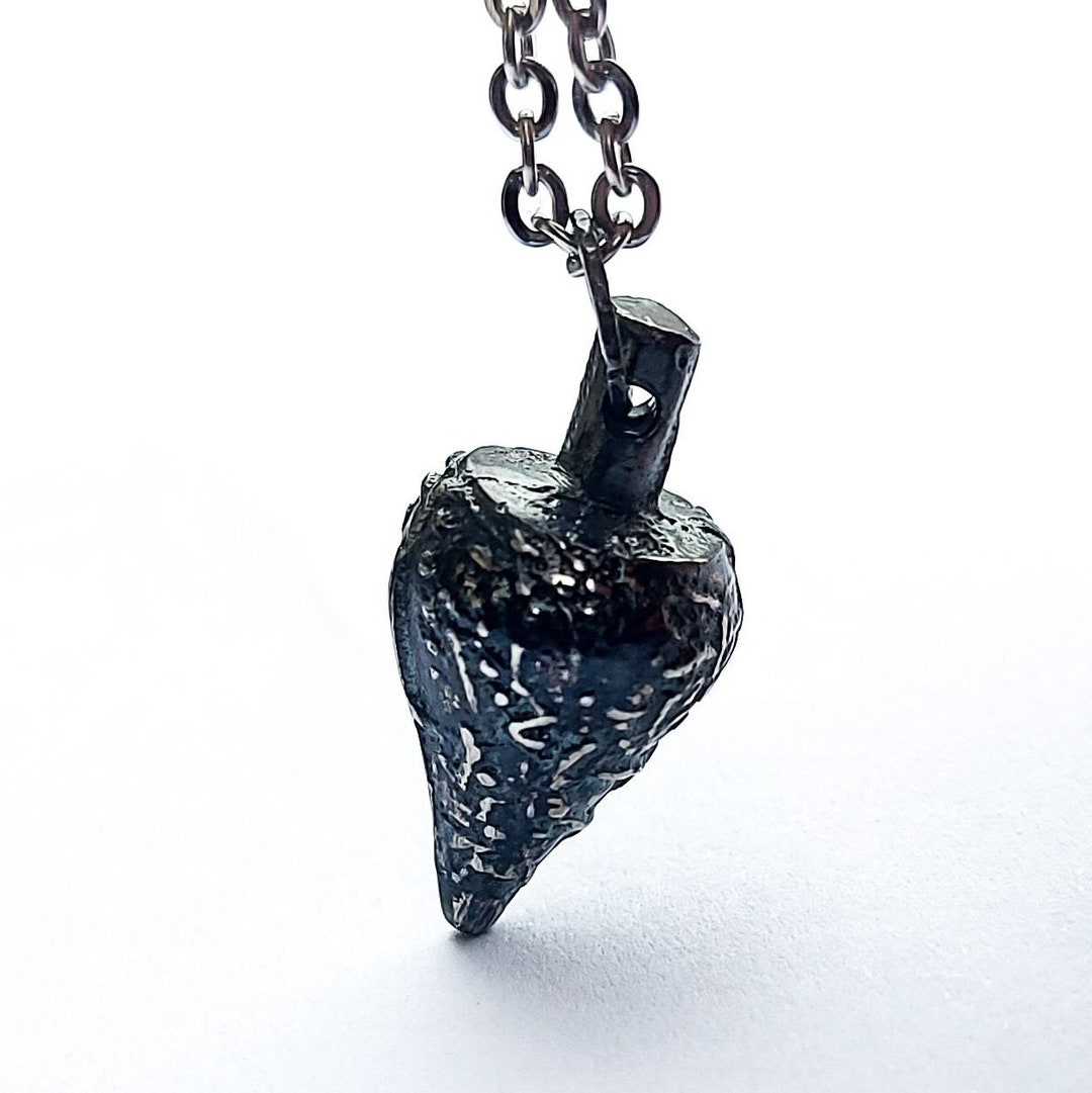 Pendulum Necklace Oxidised Sterling Silver, Divination Tools ...