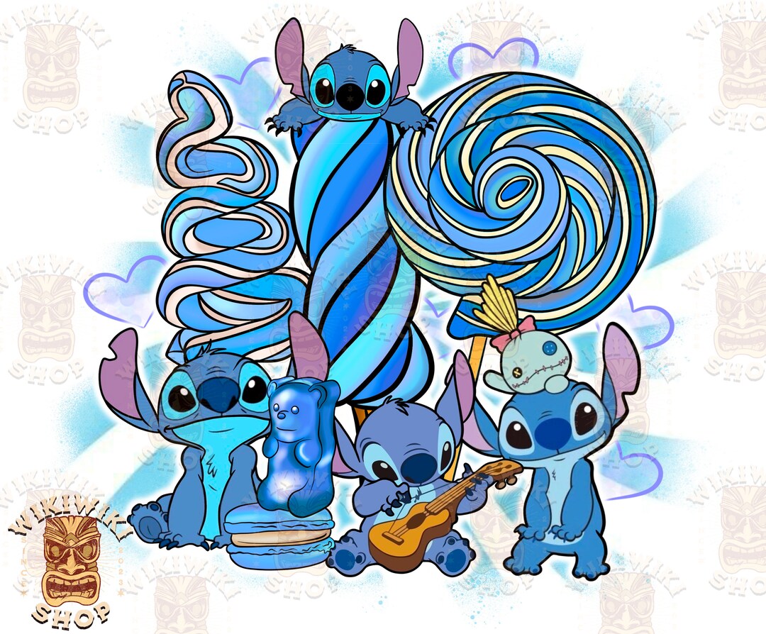 Stitch Lollipop Png Cartoon Character Movie Png Cartoon Png - Etsy