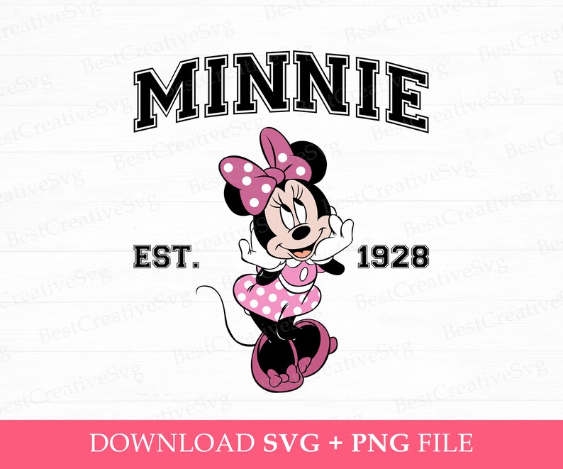Retro Miss Mouse Svg Family Vacation Svg Miss Mouse Est 1928 - Etsy