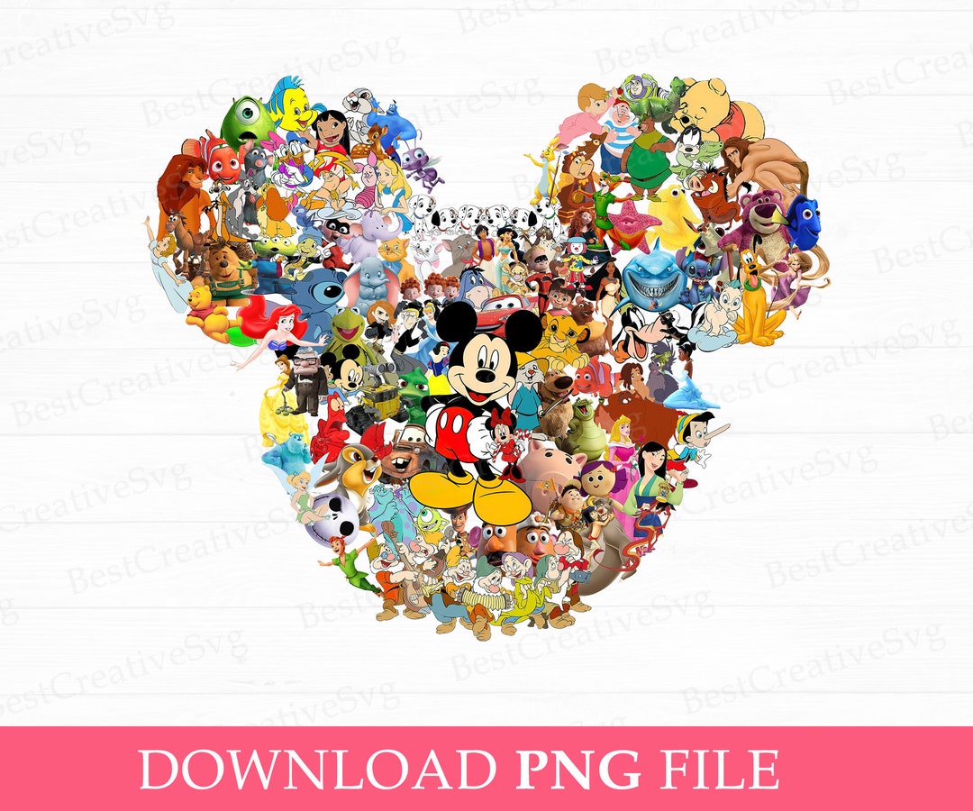 Mouse Collage Characters Png, Mouse and Friends Png, Family Vacation ...