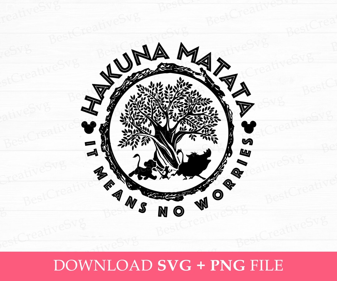 Hakuna Matata SVG, Family Vacation Design (SVG PNG) - Etsy