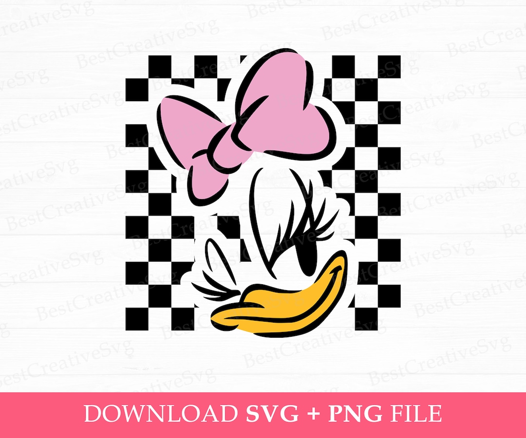 Checkered Miss Duck Svg, Family Trip Svg, Family Vacation Svg, Retro ...