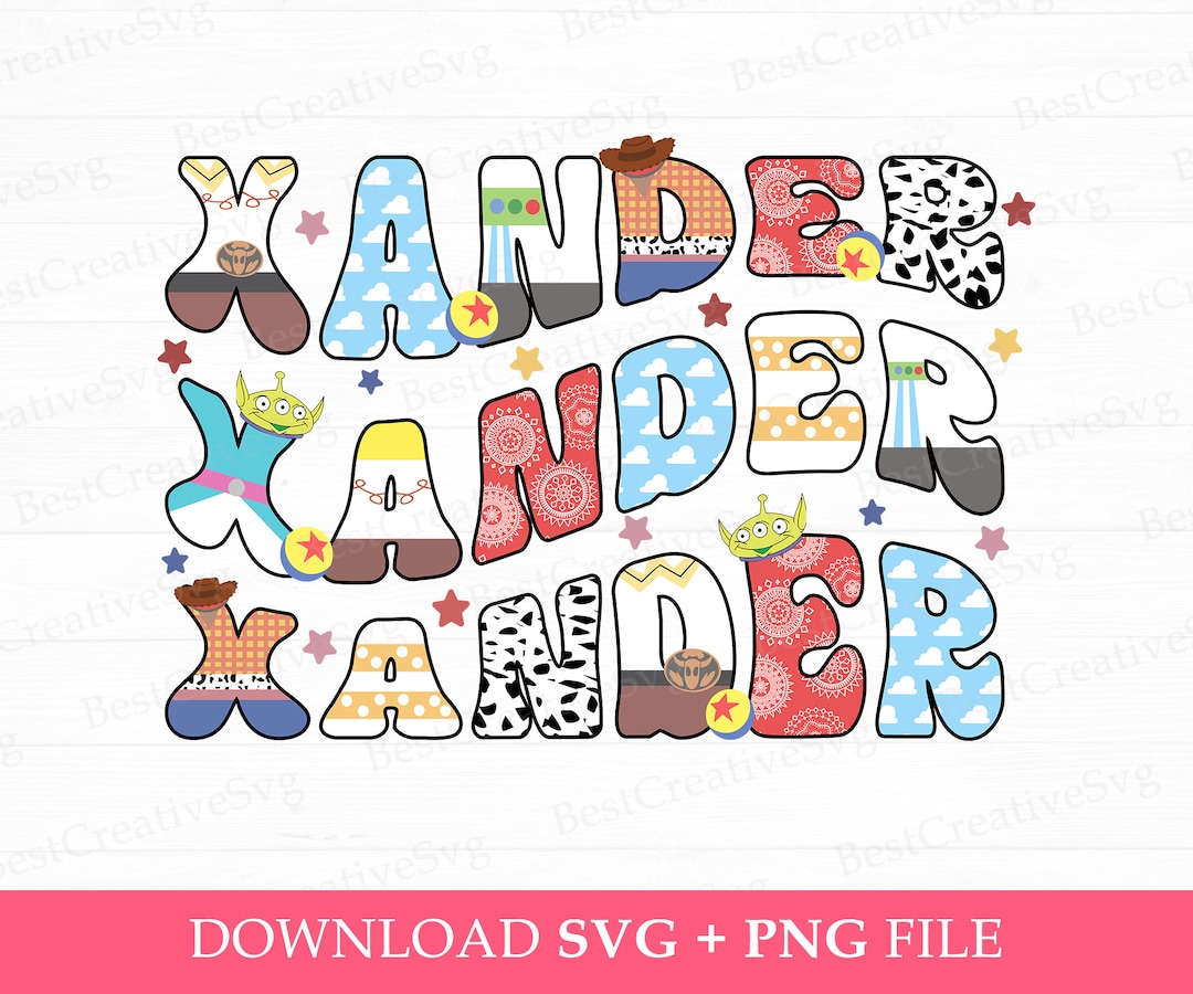 Toy Friends Xander Svg, Family Trip Svg, Wavy Xander Svg, Gift for ...