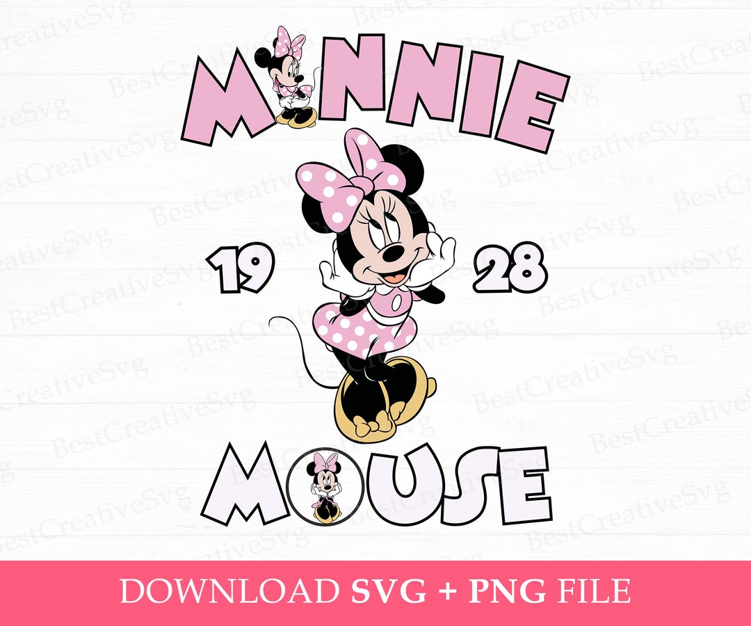 Miss Mouse 1928 Svg, Retro Mouse Svg, Family Vacation Svg, Family Trip ...
