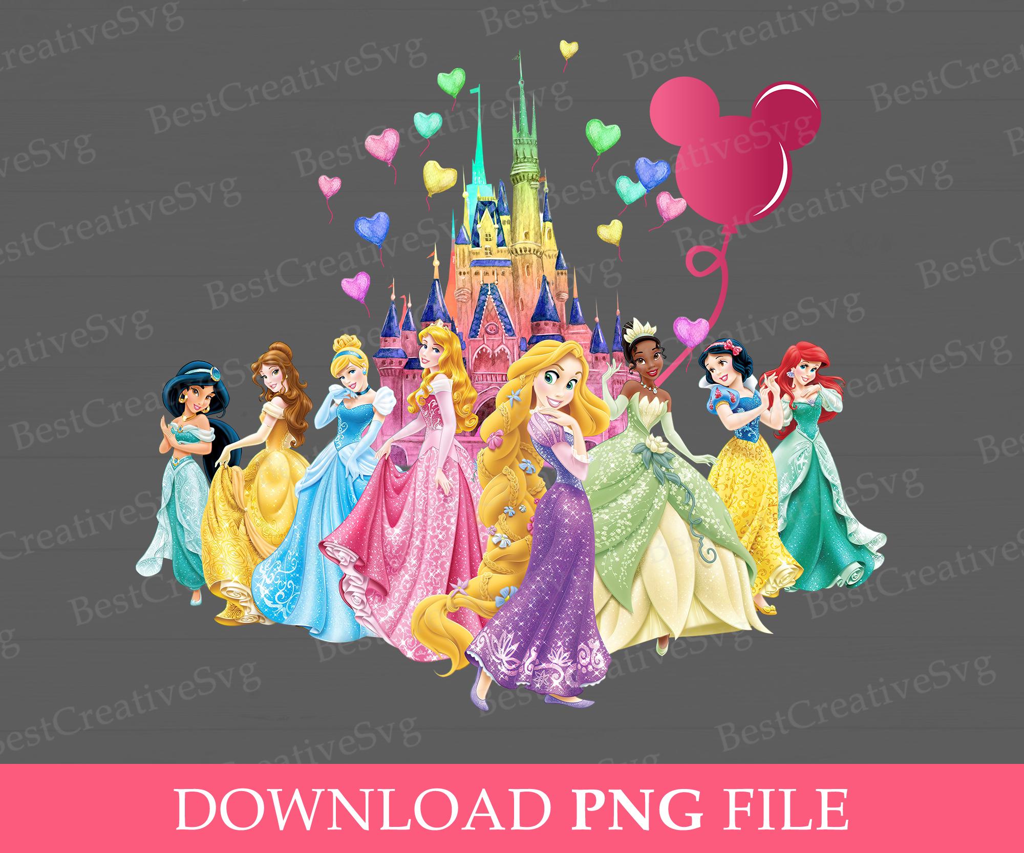Princess Squad PNG, Magical Castle, Best Friends (PNG File) - Etsy