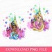 Watercolor Princess PNG, Magical Kingdom, Family Vacation (digital ...