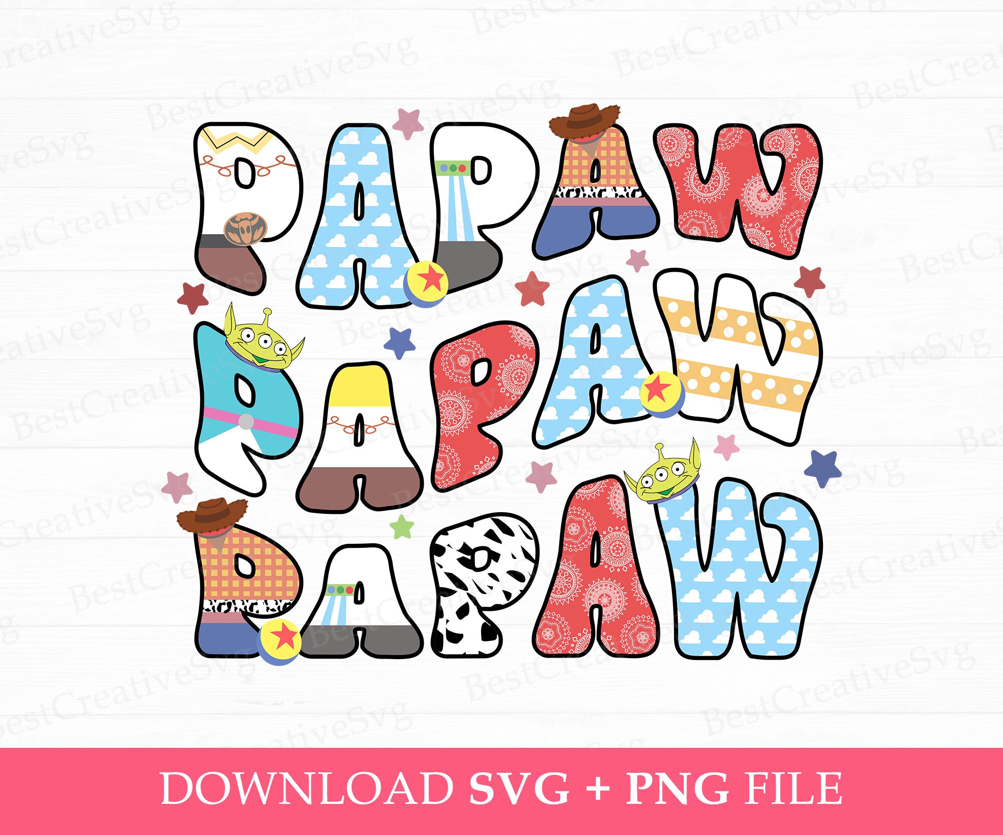Toy Friends Papaw Svg, Father's Day Svg, Family Trip Svg, Gift for Dad ...