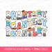 Brantley Letter Svg, Toy Friends Letter Svg, Family Trip Svg, Wavy ...