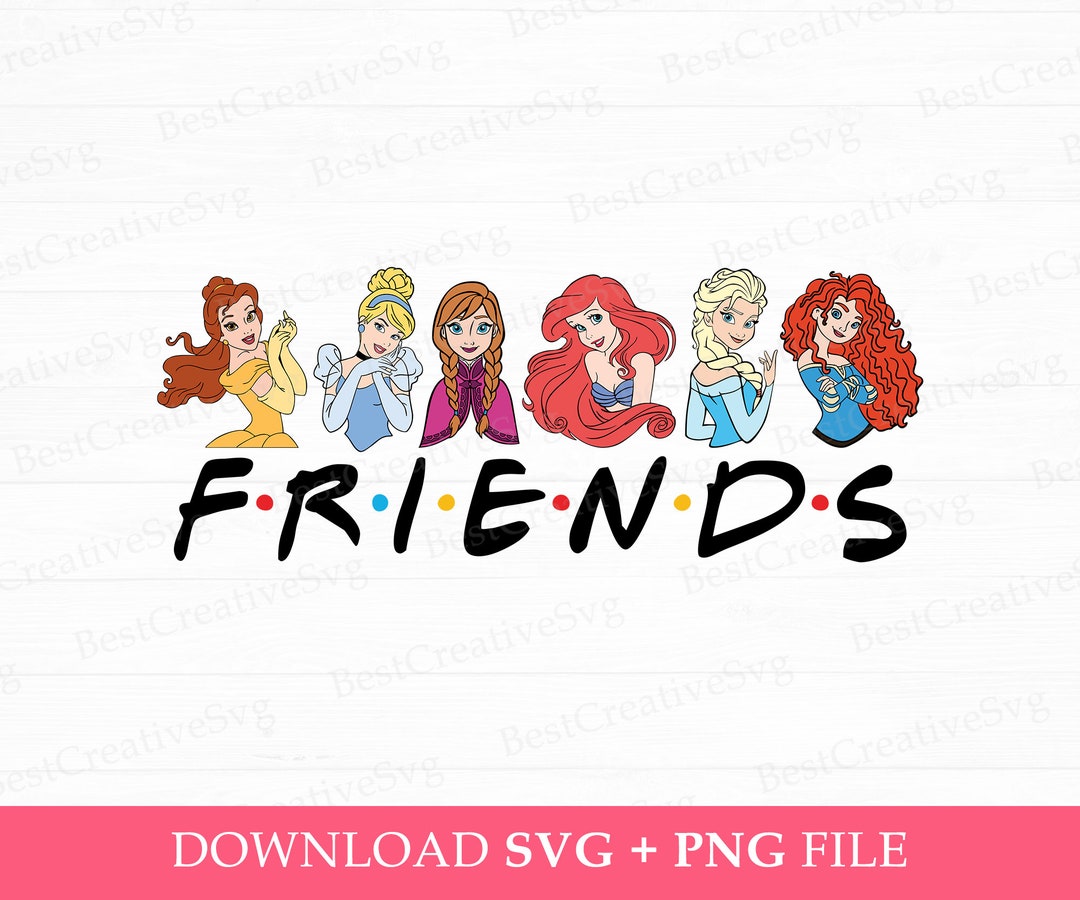 Princess Svg, Family Trip Svg, Princess Friends Svg, Family Vacation ...